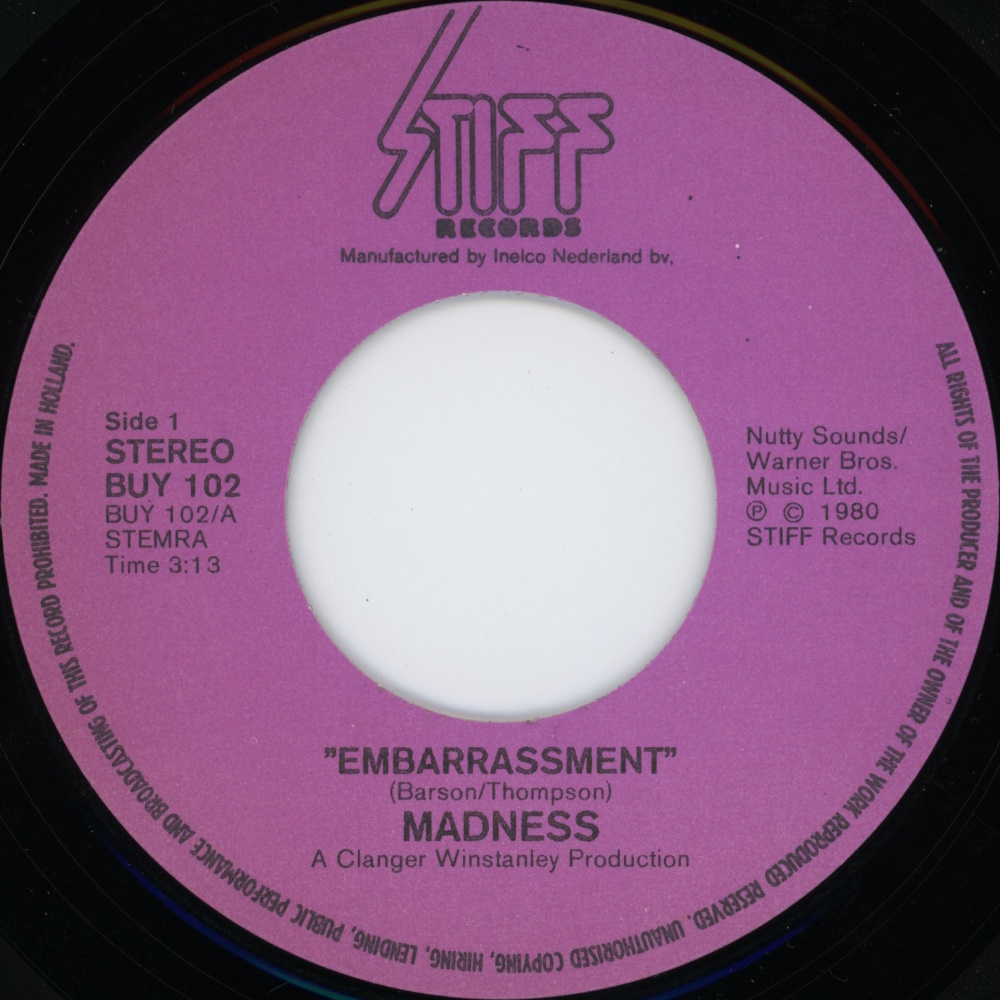 Embarrassment, Netherlands, 1980 – Madnessography