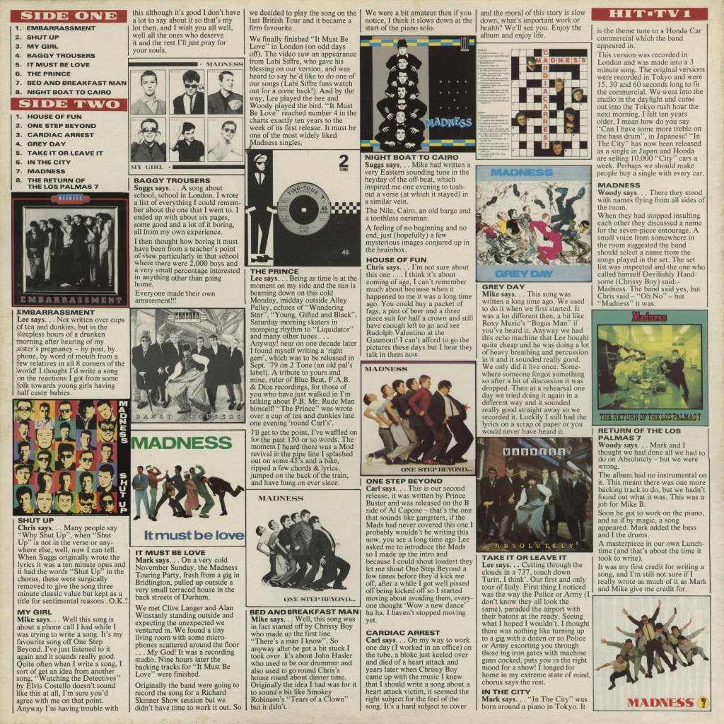 COMPLETE MADNESS, UK, 1988 – Madnessography