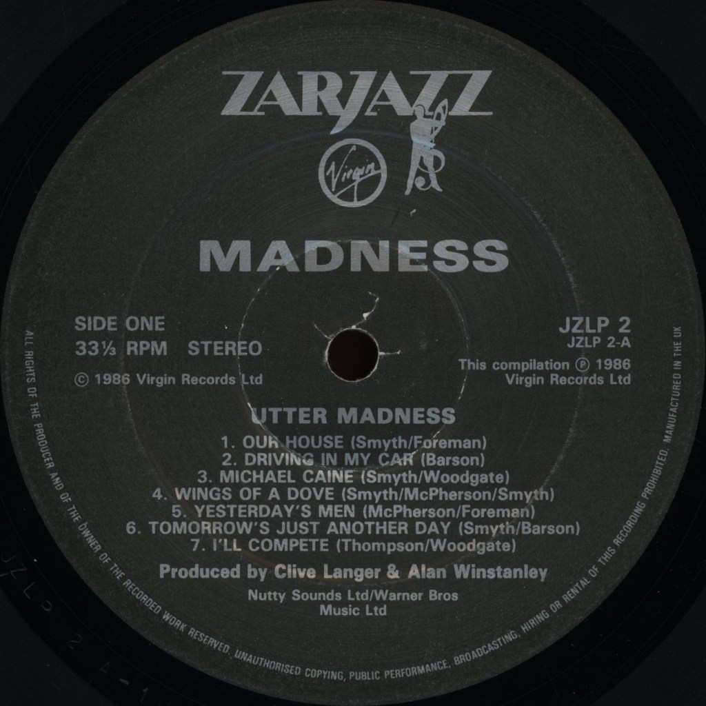 UTTER MADNESS, Ireland, 1986 – Madnessography