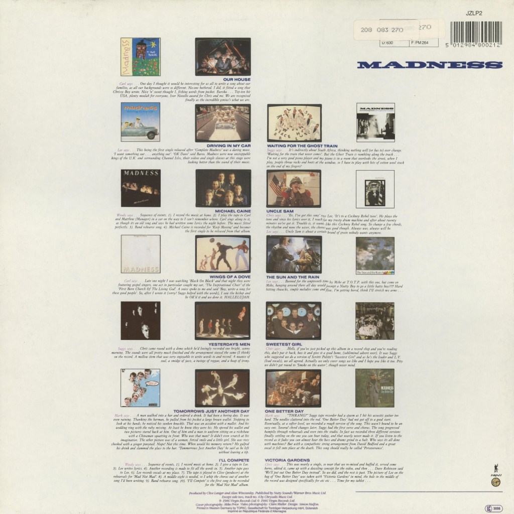 UTTER MADNESS, Europe, 1986 – Madnessography