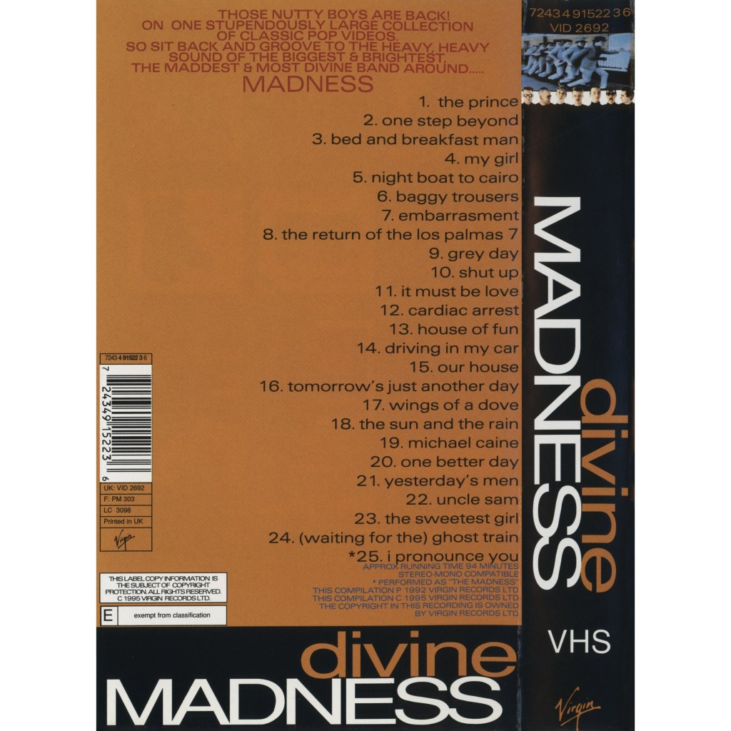 DIVINE MADNESS, UK / Europe, 1995 – Madnessography