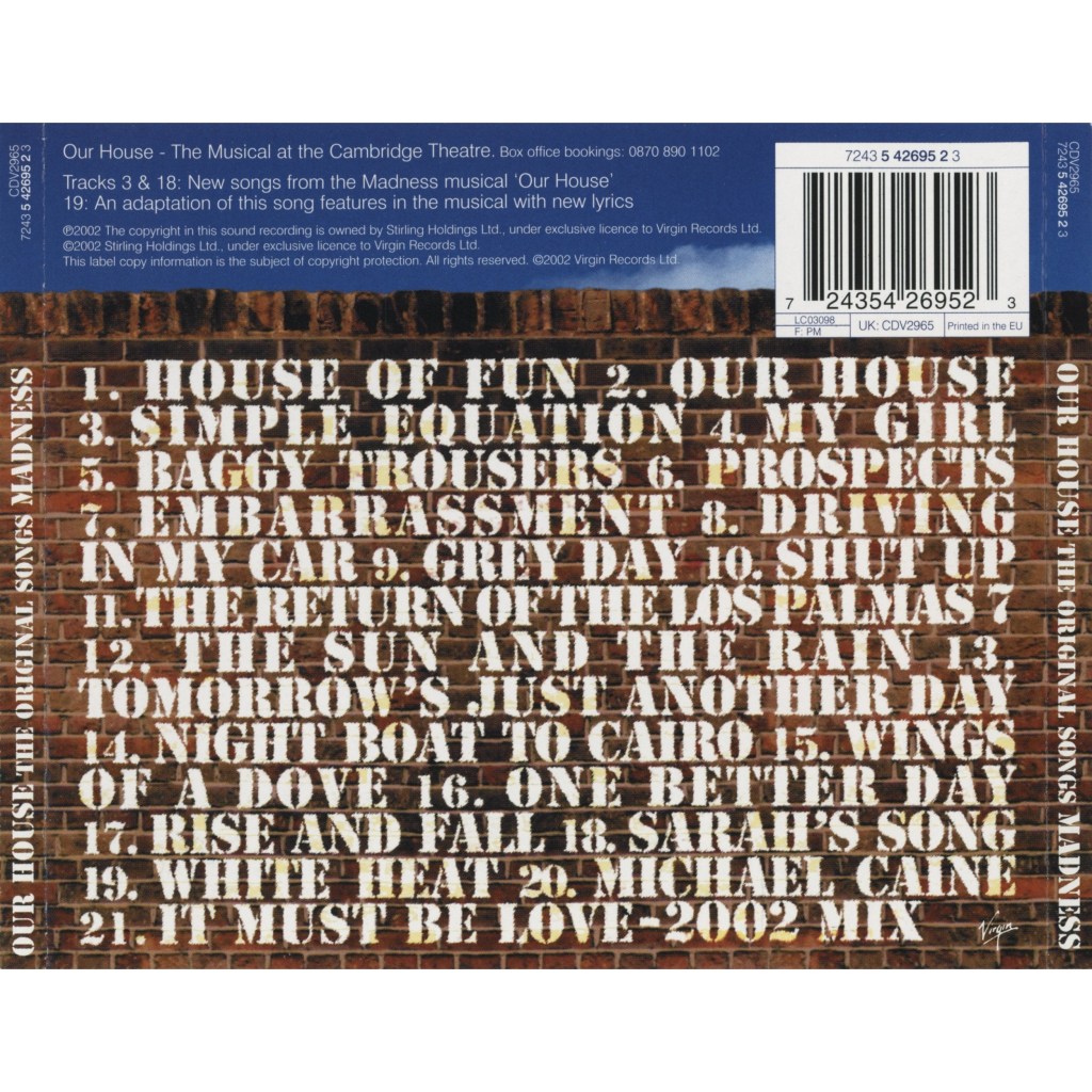 OUR HOUSE: THE MADNESS MUSICAL – Madnessography