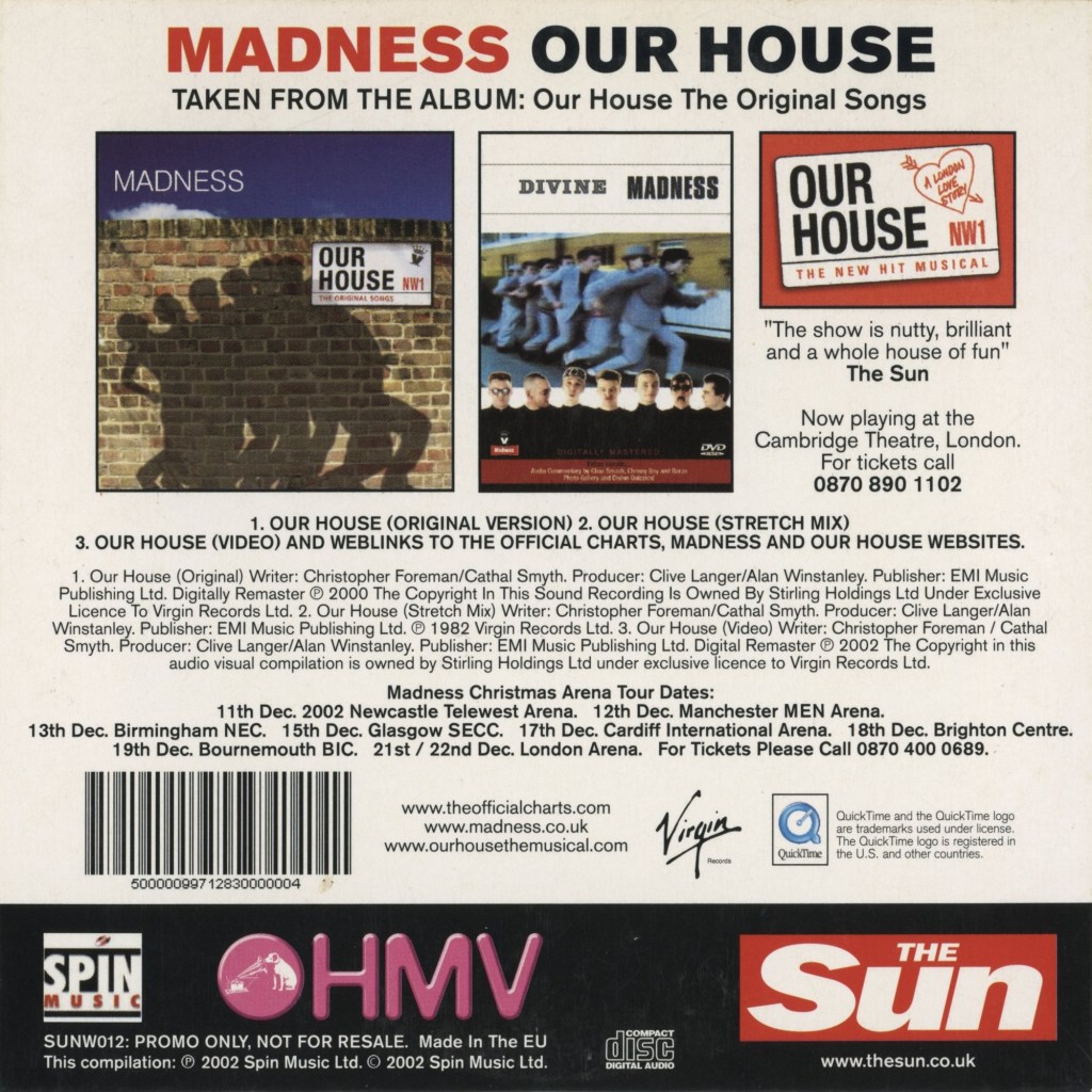 OUR HOUSE: THE MADNESS MUSICAL – Madnessography