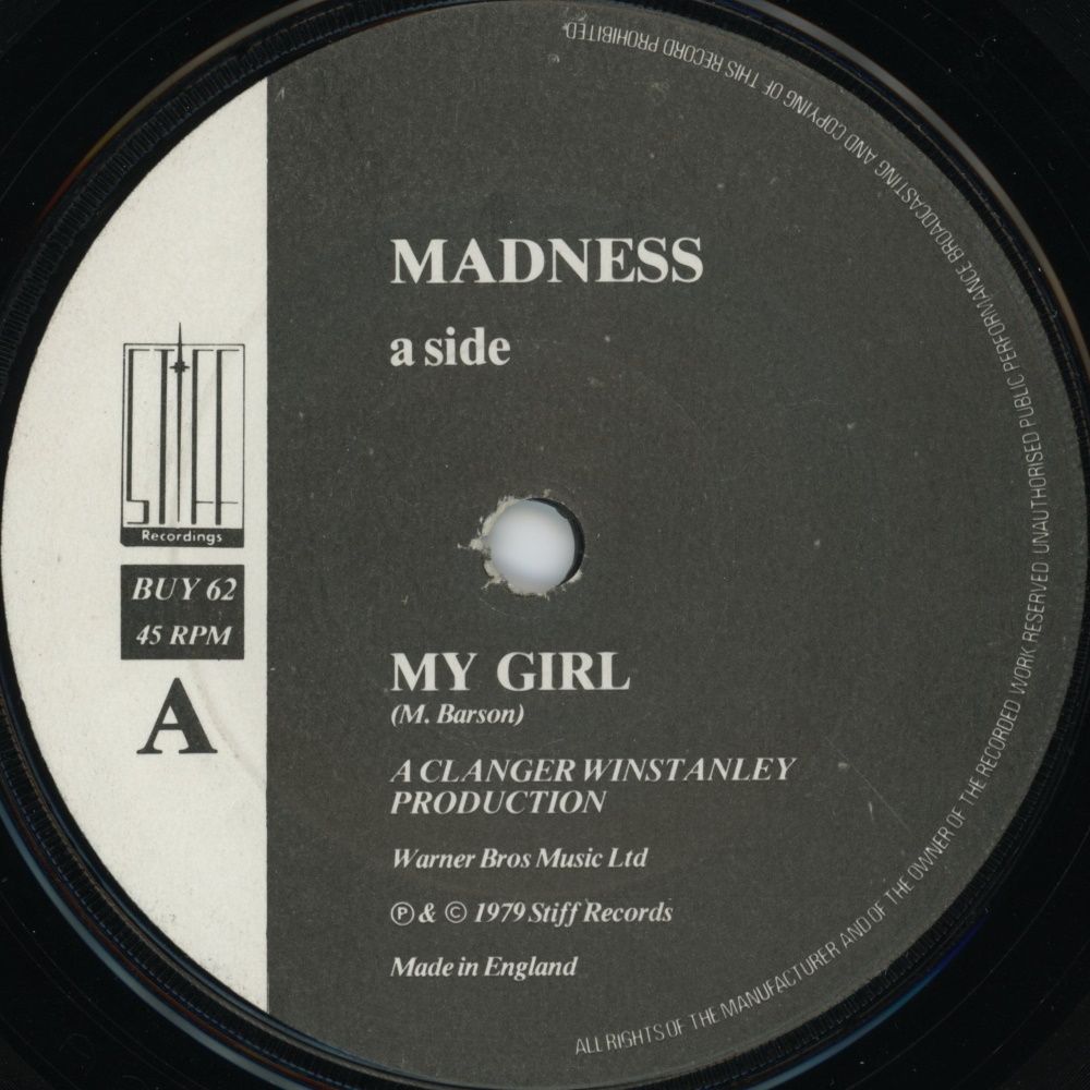 My Girl, UK, 1979 – Madnessography