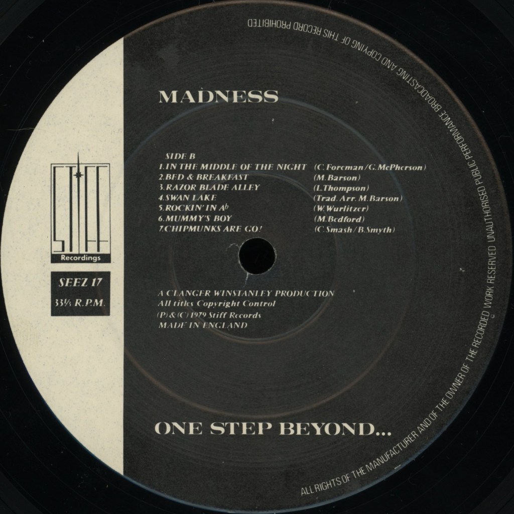 ONE STEP BEYOND…, UK, 1979 – Madnessography