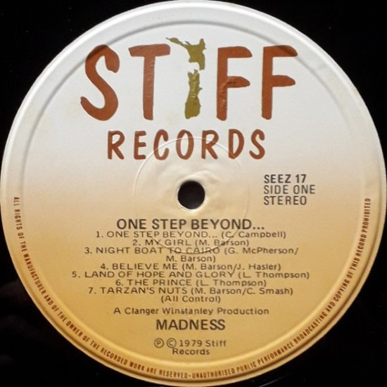 ONE STEP BEYOND…, New Zealand, 1980 – Madnessography