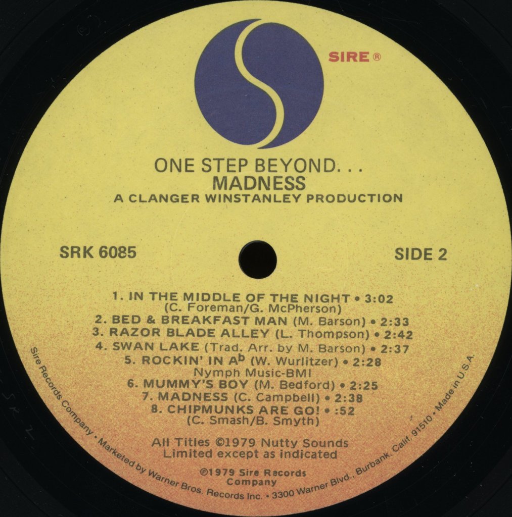 ONE STEP BEYOND…, USA, 1980 – Madnessography