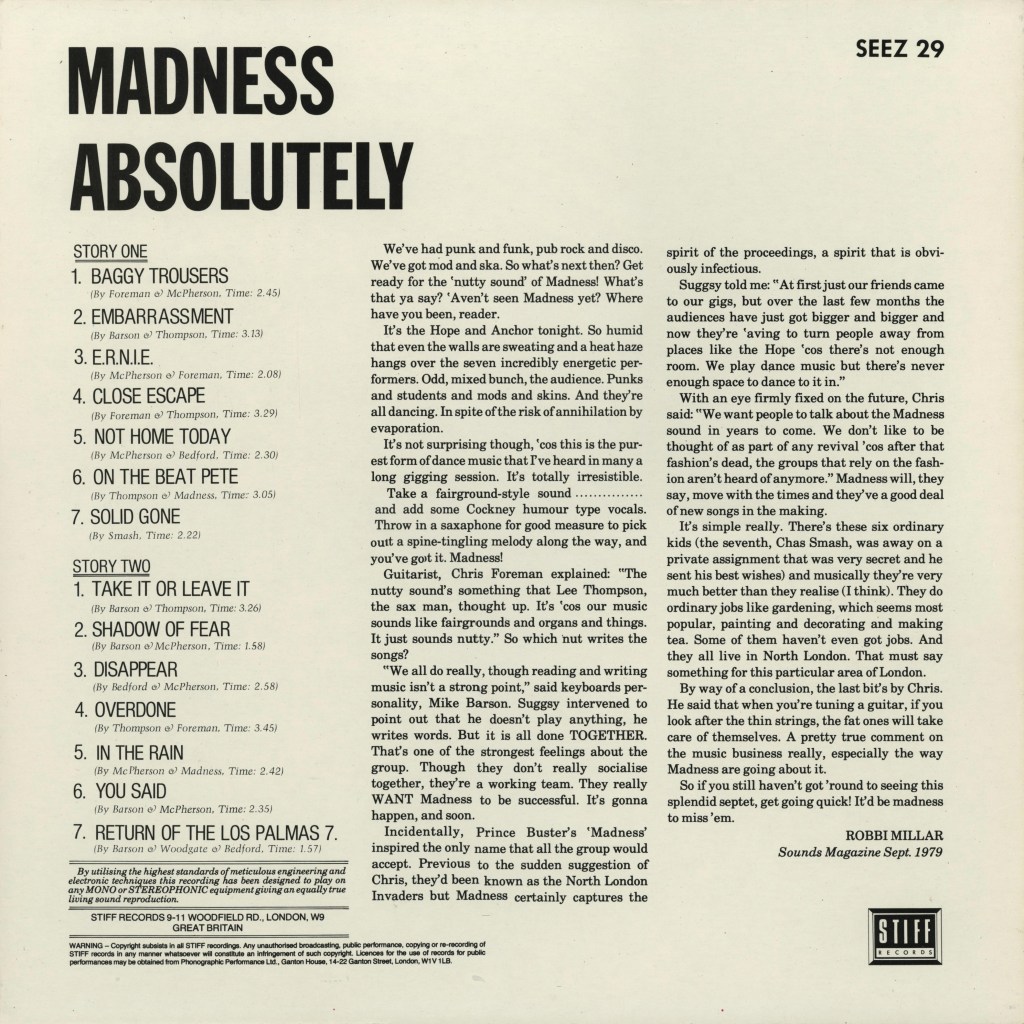 ABSOLUTELY, UK, 1980 – Madnessography