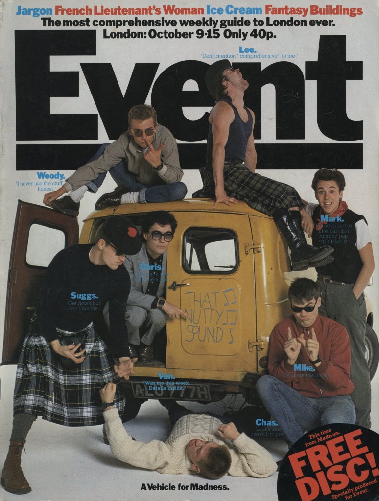 Event Magazine, UK, 1981 – Madnessography