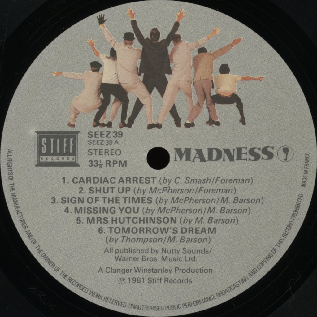 7, UK, 1981 – Madnessography