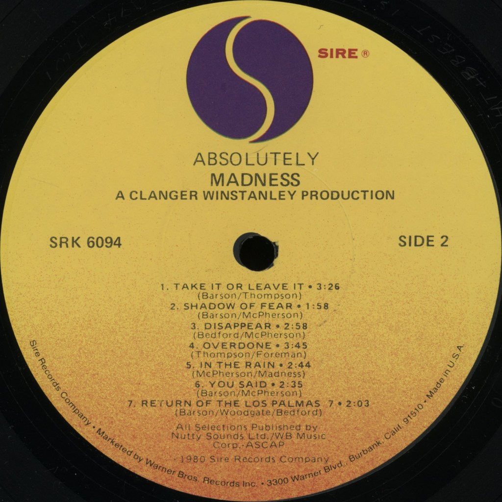 ABSOLUTELY, USA, 1980 – Madnessography