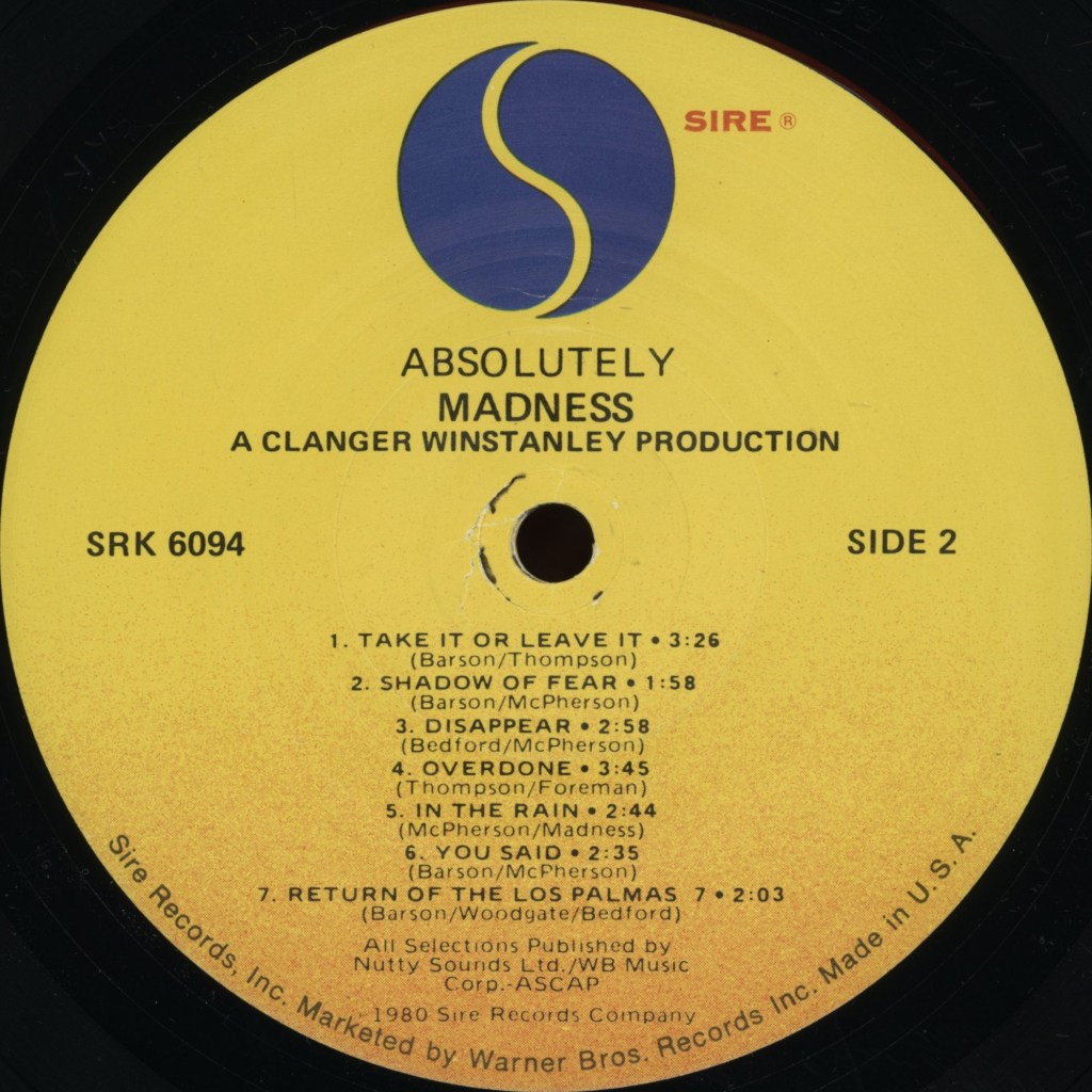 ABSOLUTELY, USA, 1980 – Madnessography