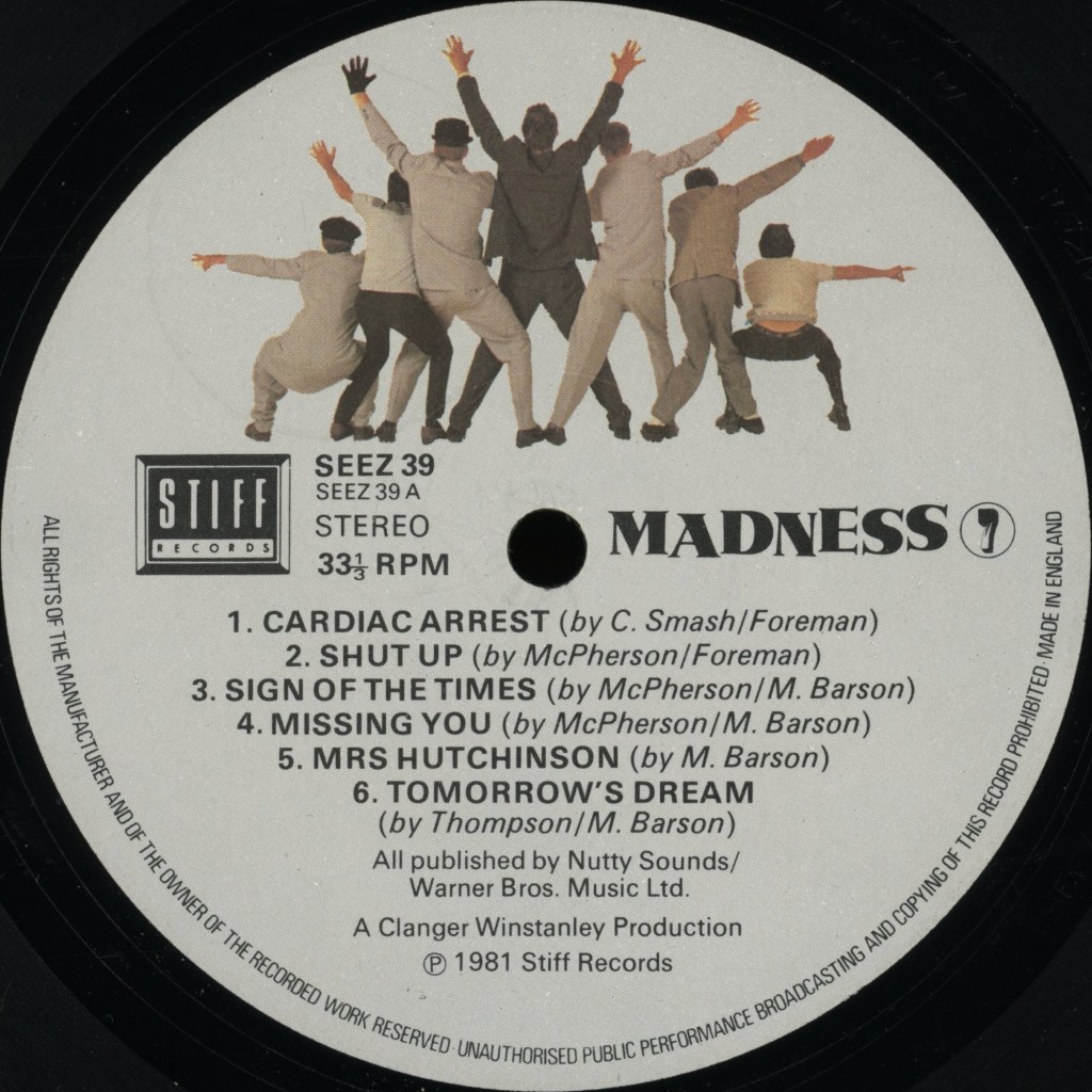 7, UK, 1981 – Madnessography