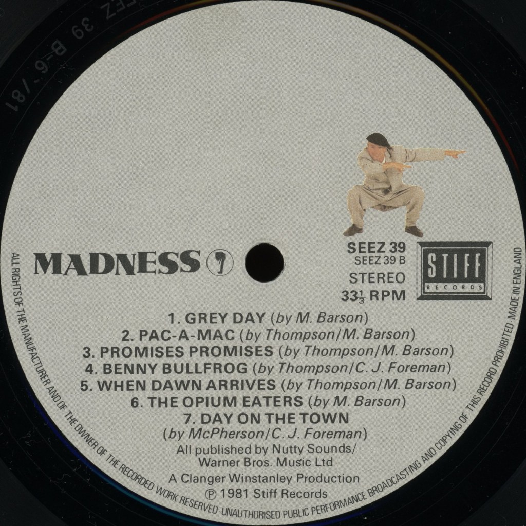 7, UK, 1981 – Madnessography