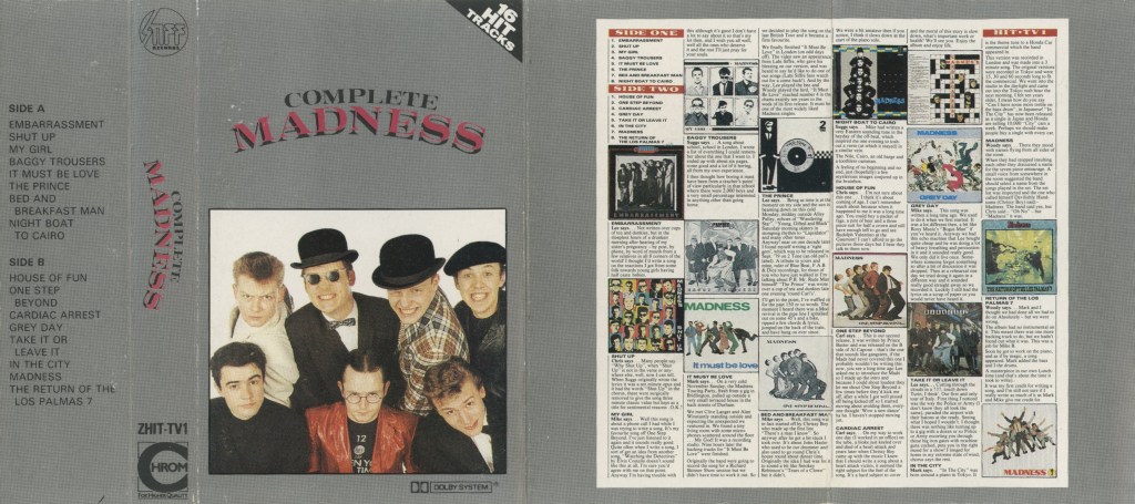 COMPLETE MADNESS, UK, 1982 – Madnessography