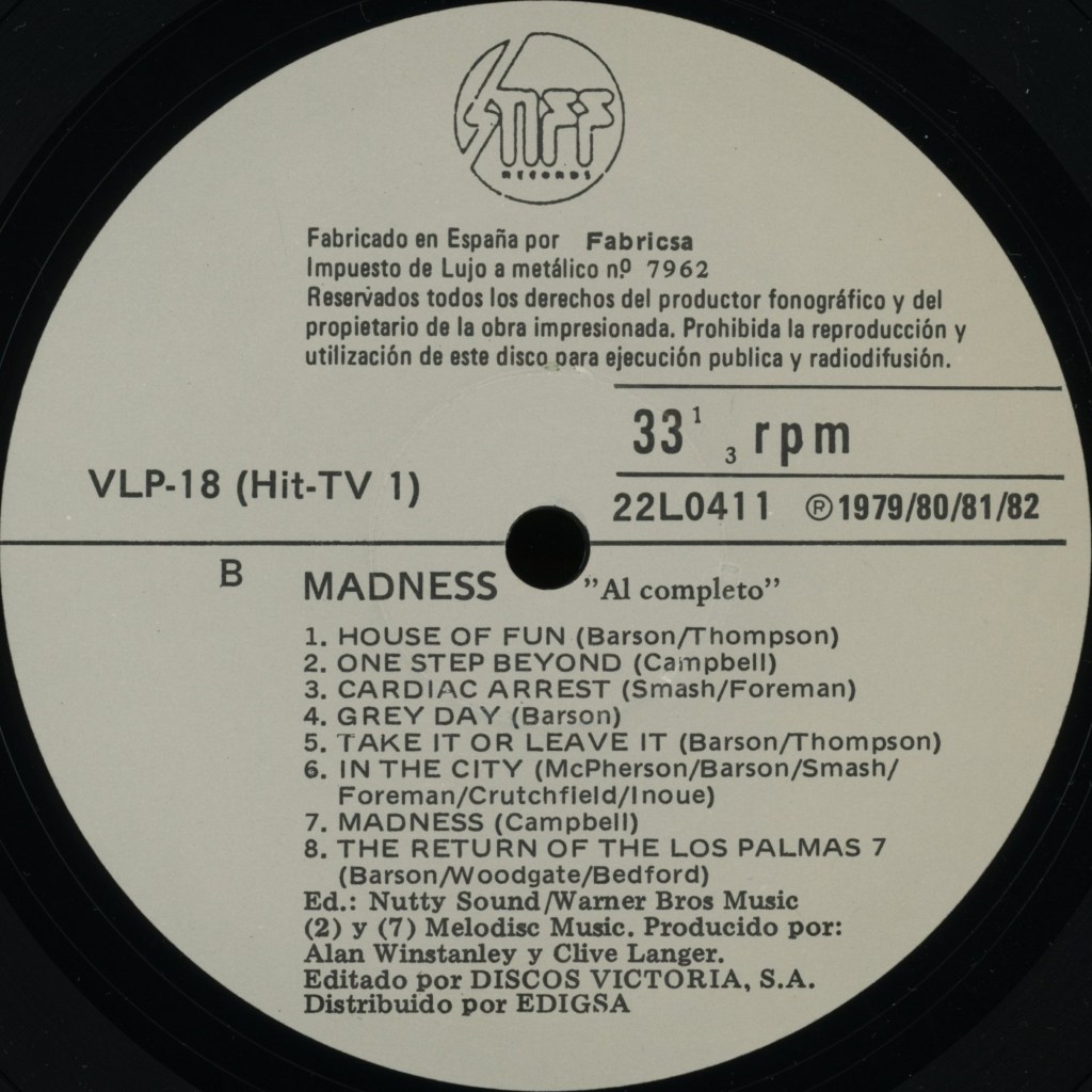 AL COMPLETO, Spain, 1982 – Madnessography