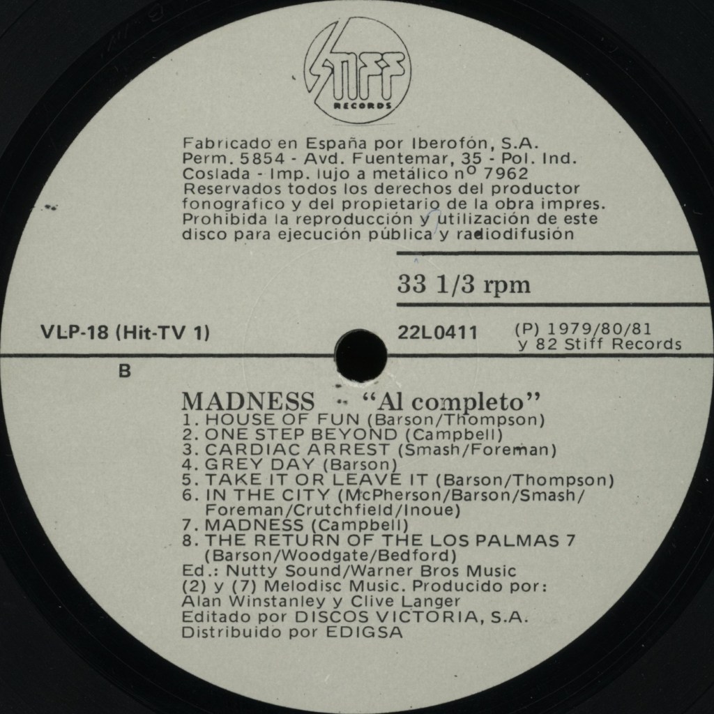 AL COMPLETO, Spain, 1982 – Madnessography