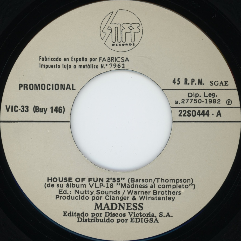 House Of Fun, Spain, 1982 – Madnessography