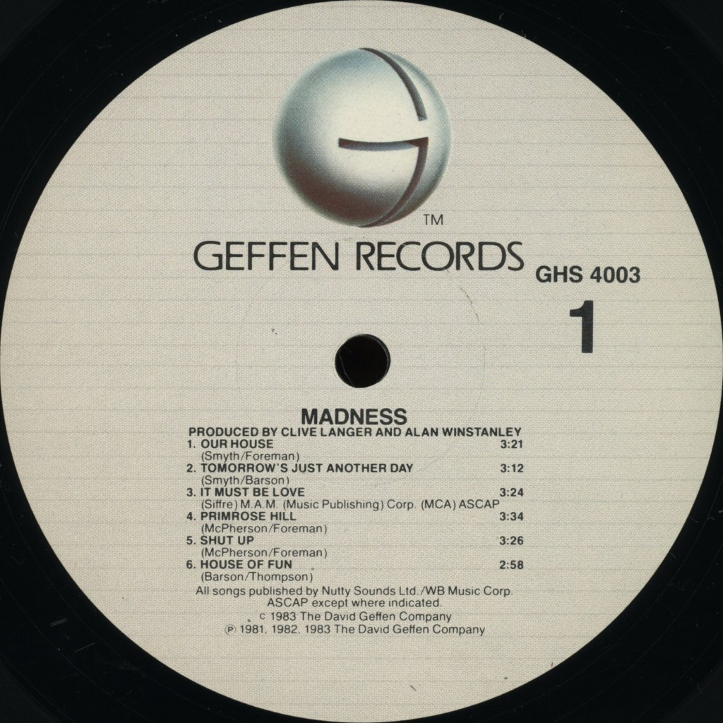 MADNESS, USA, 1983 – Madnessography