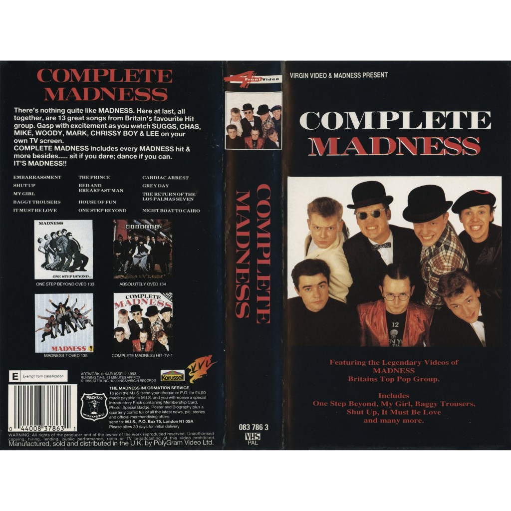 COMPLETE MADNESS, UK, 1985 – Madnessography