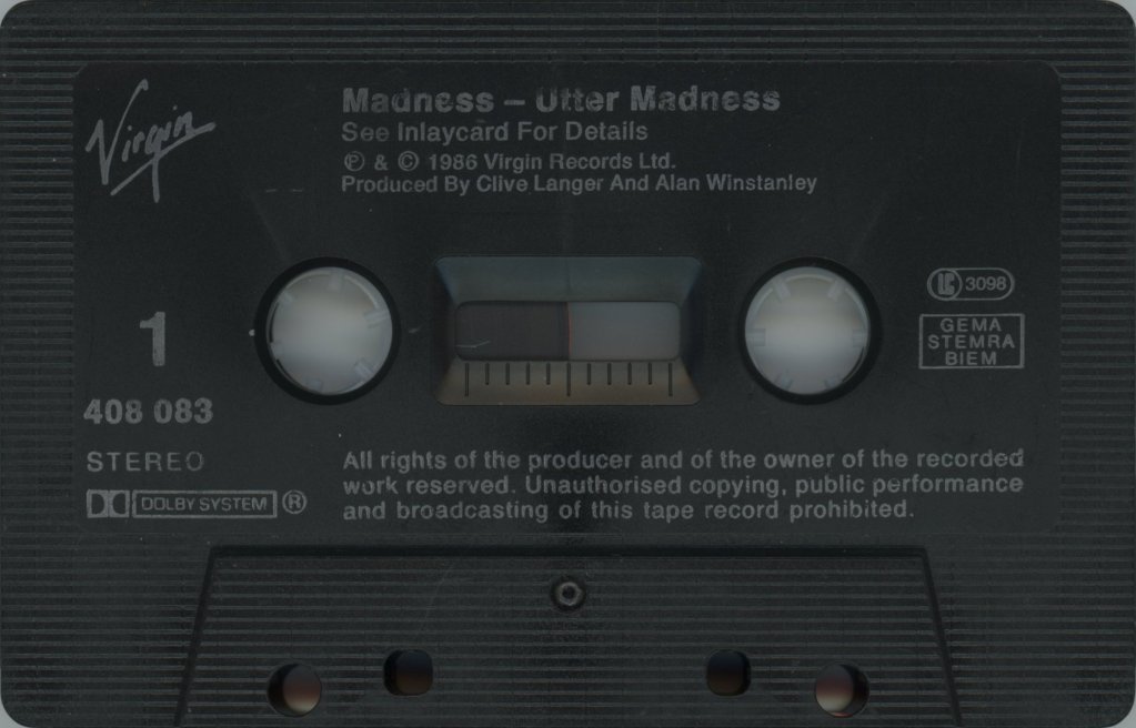 UTTER MADNESS, Europe, 1986 – Madnessography