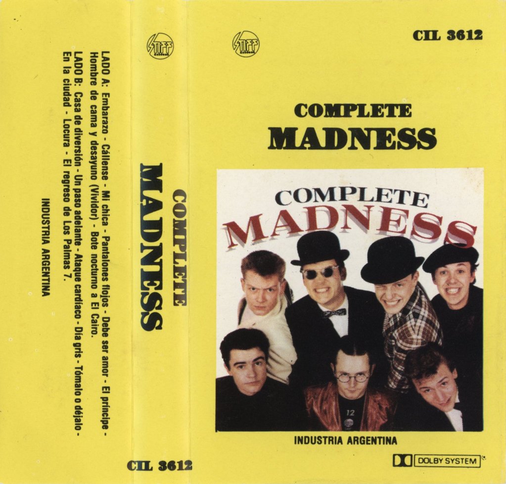 COMPLETE MADNESS, Argentina, 1984 – Madnessography