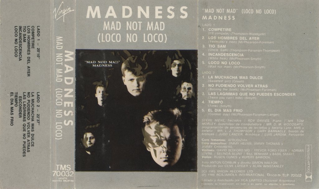 MAD NOT MAD (LOCO NO LOCO), Argentina, 1986 – Madnessography