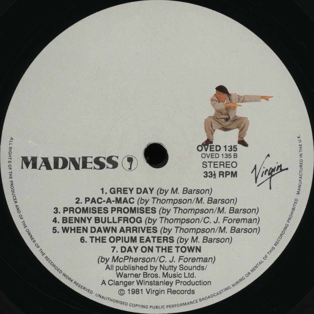 7, UK, 1985 – Madnessography