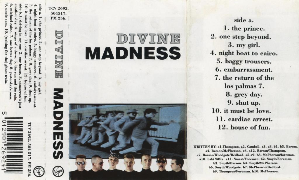 DIVINE MADNESS, Europe, 1992 – Madnessography