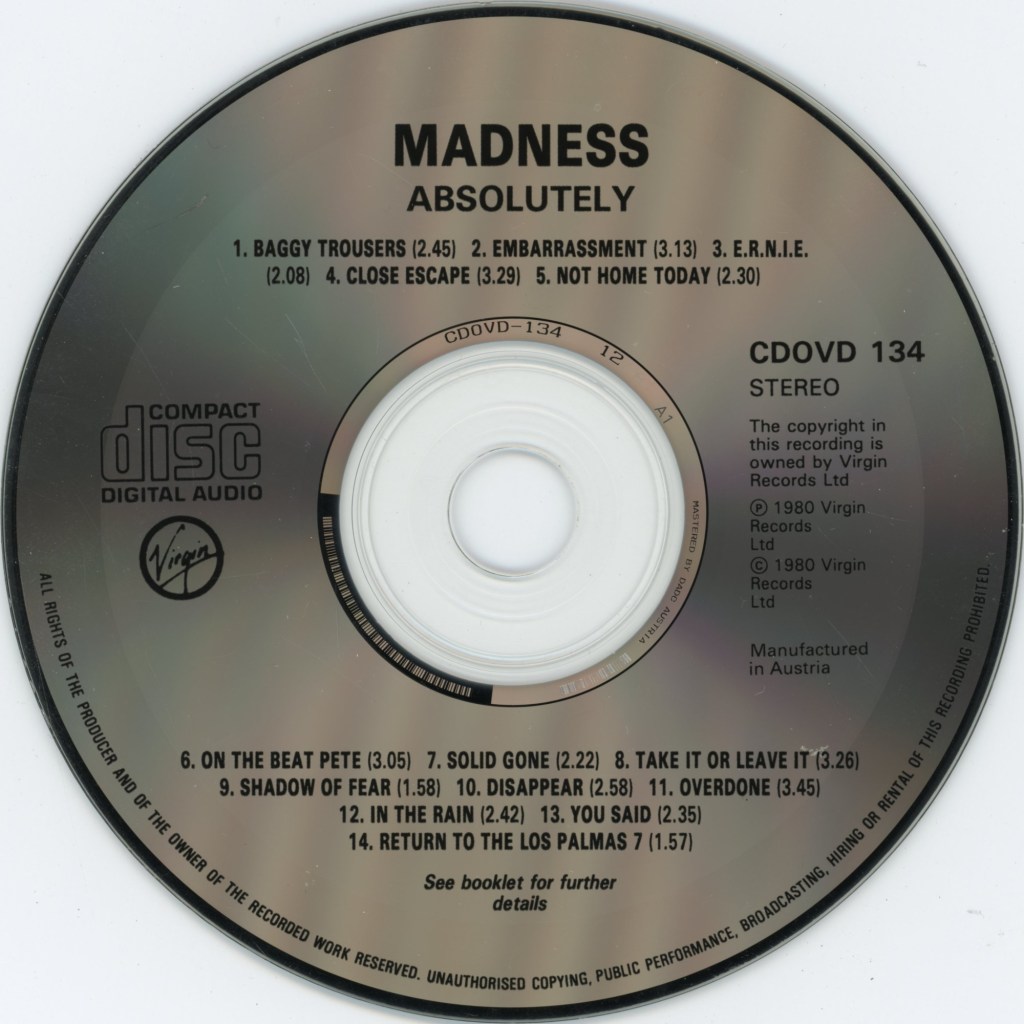 ABSOLUTELY, UK / Europe, 1989 – Madnessography