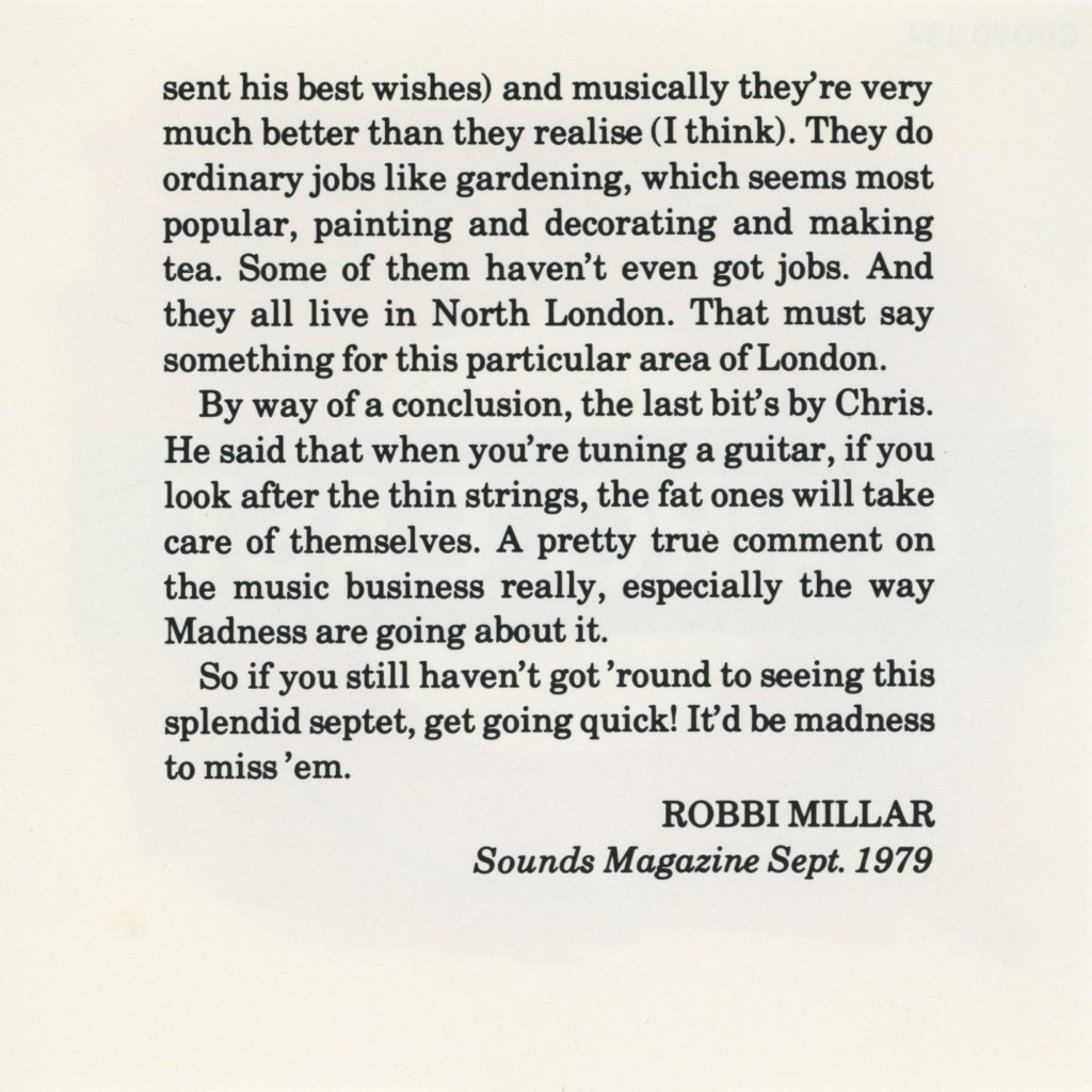 ABSOLUTELY, UK / Europe, 1989 – Madnessography