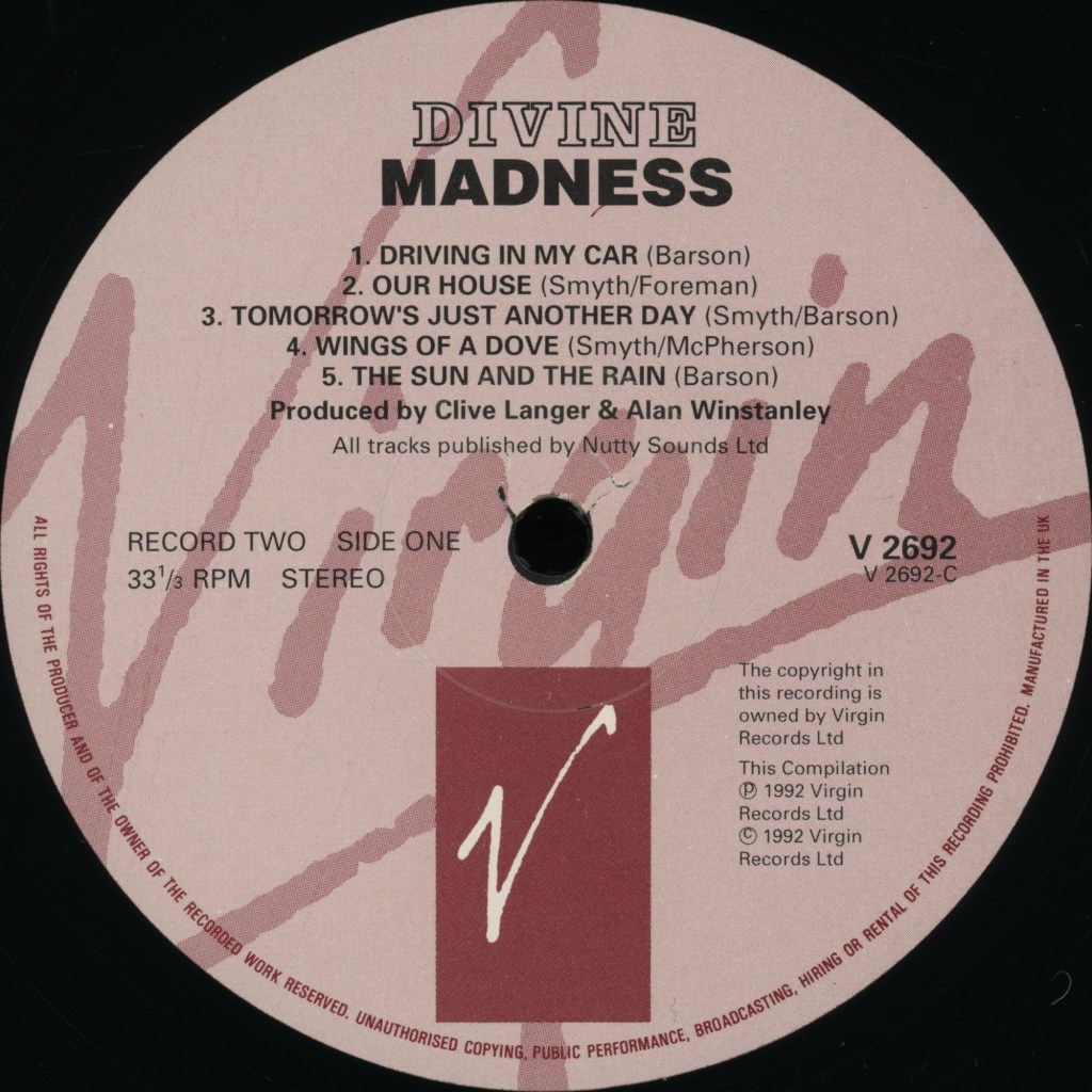 DIVINE MADNESS, UK / Europe, 1992 – Madnessography