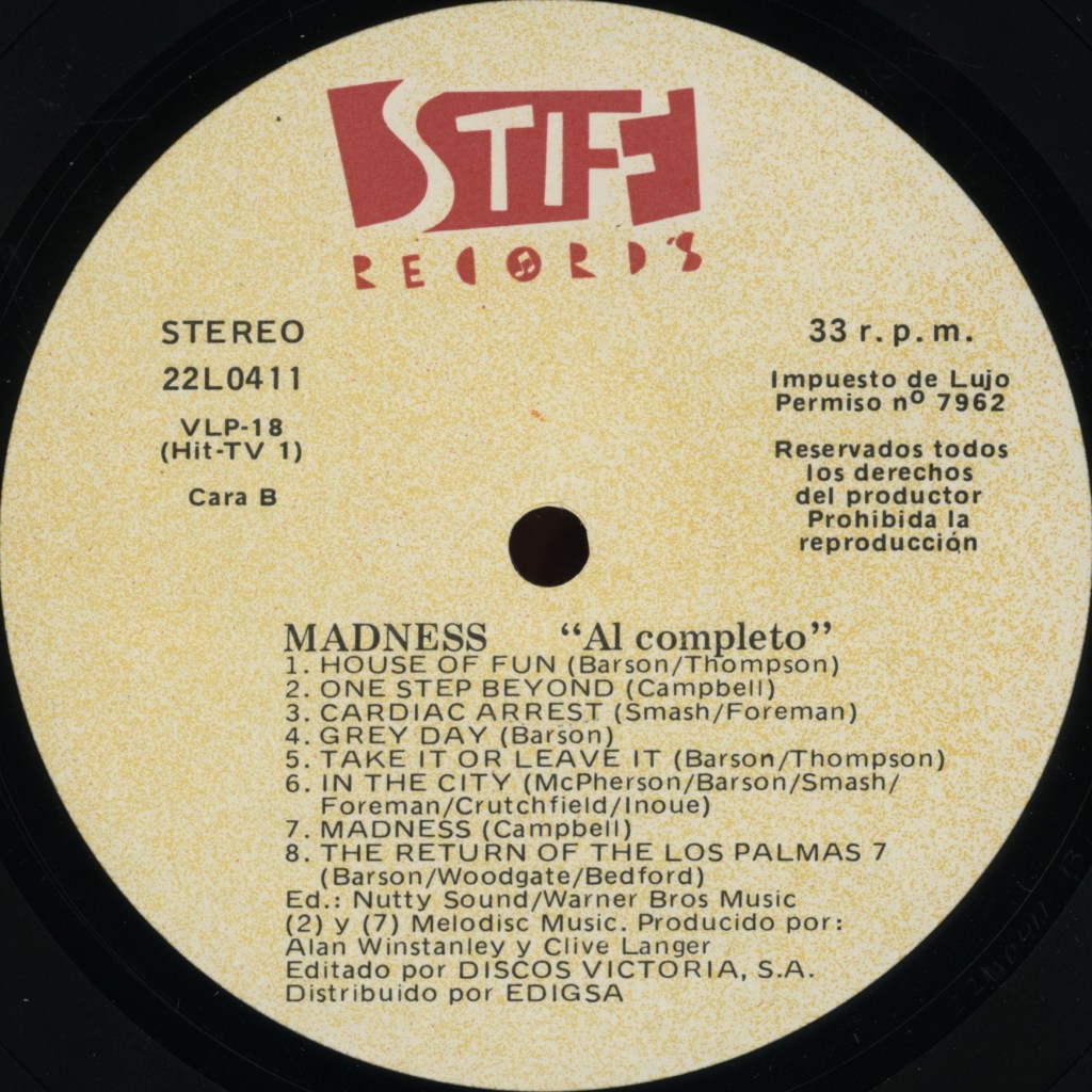 AL COMPLETO, Spain, 1982 – Madnessography