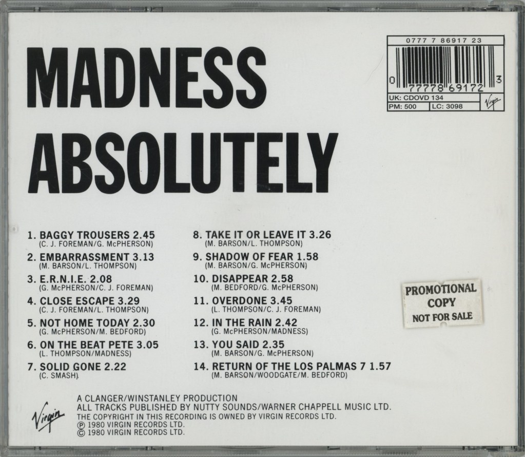 ABSOLUTELY, UK / Europe, 1992 – Madnessography