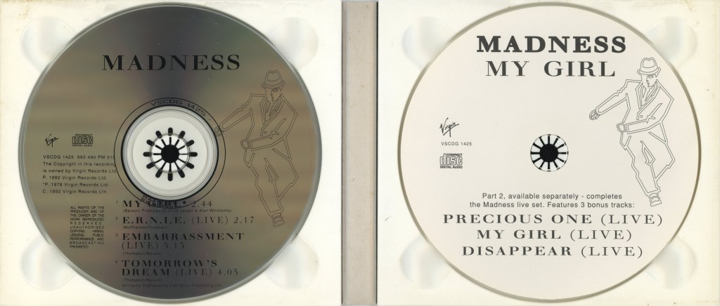 My Girl, UK / Europe, 1992 – Madnessography