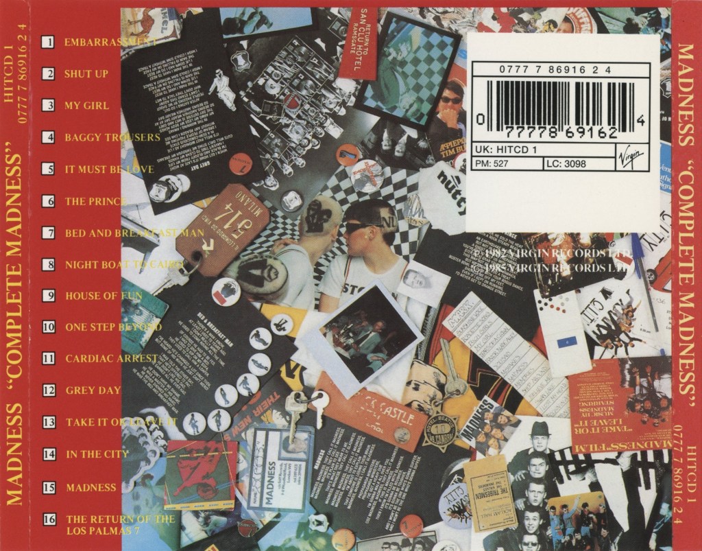 COMPLETE MADNESS, UK / Europe, 1992 – Madnessography