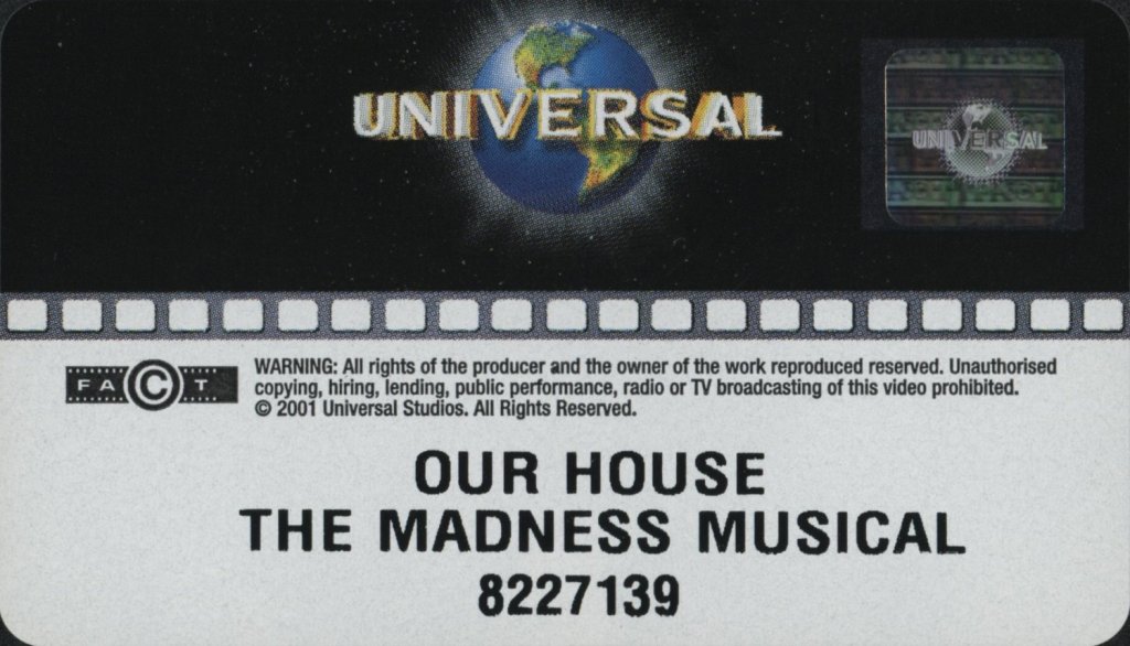OUR HOUSE: THE ORIGINAL SONGS, UK, 2002 – Madnessography