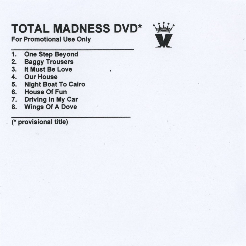 TOTAL MADNESS, UK, 2009 – Madnessography