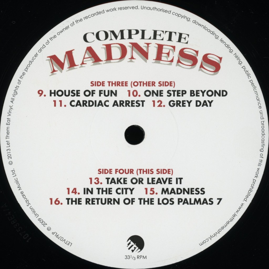 COMPLETE MADNESS, UK, 2014 – Madnessography