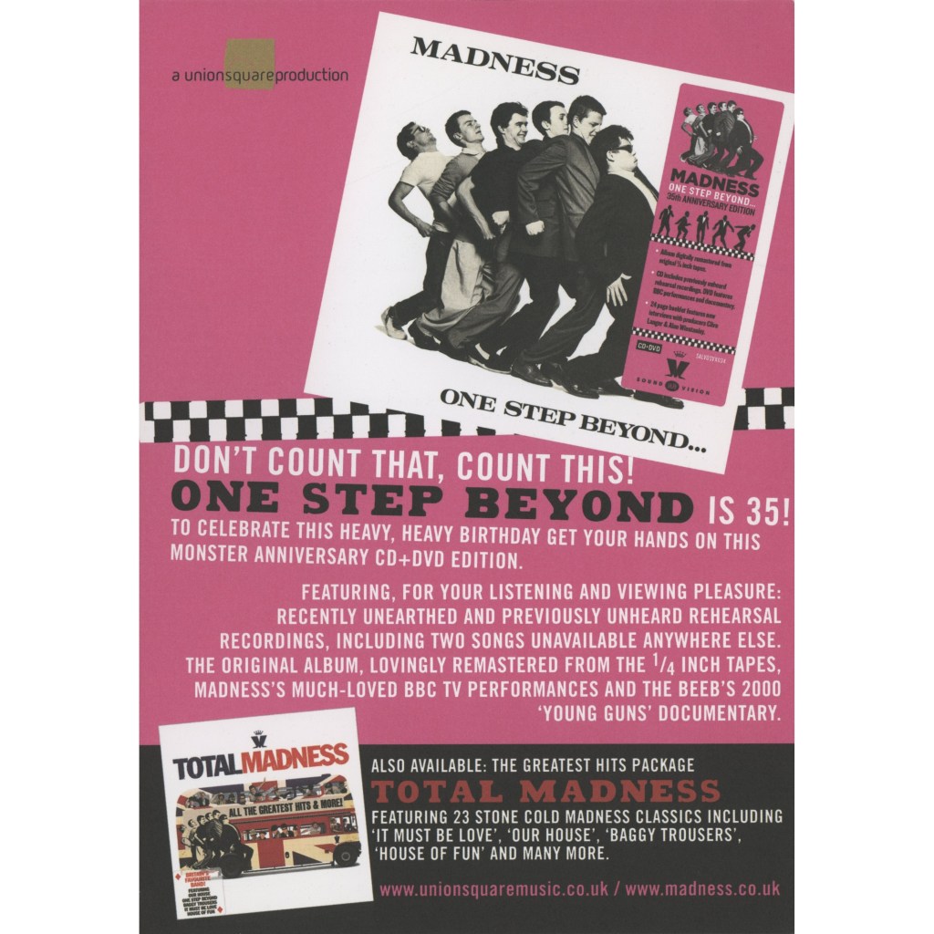 TOTAL MADNESS, UK, 2012 – Madnessography