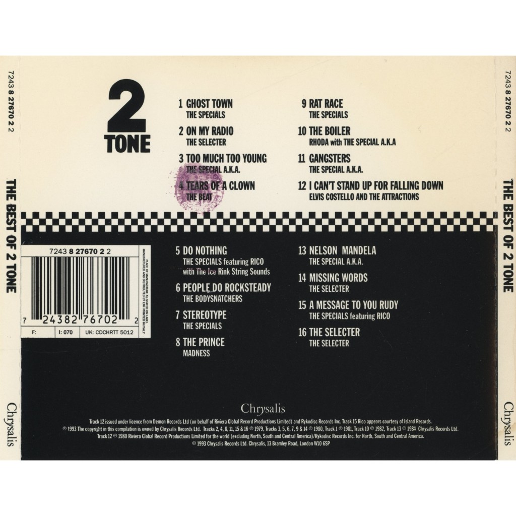 Various – The Best Of 2 Tone, Italy, 1993 – Madnessography