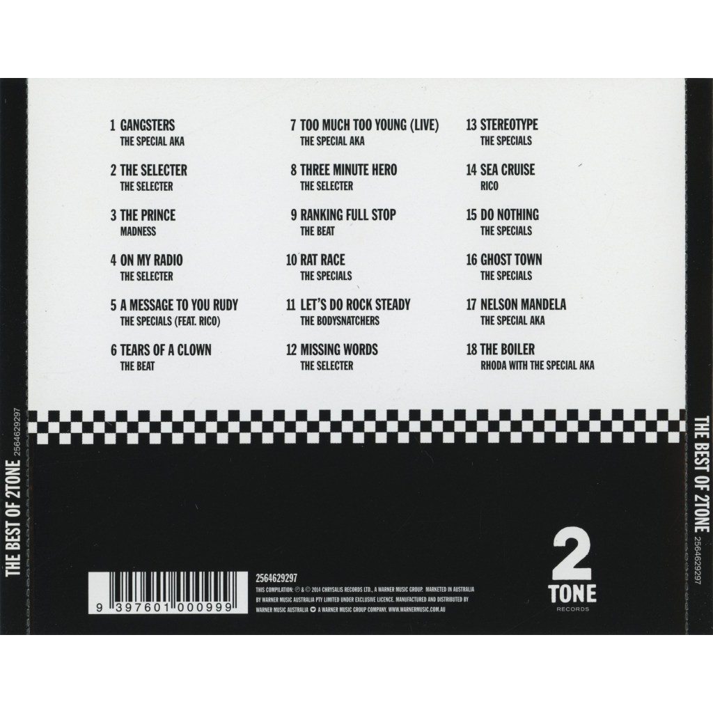 Various – The Best Of 2 Tone, Australia, 2014 – Madnessography